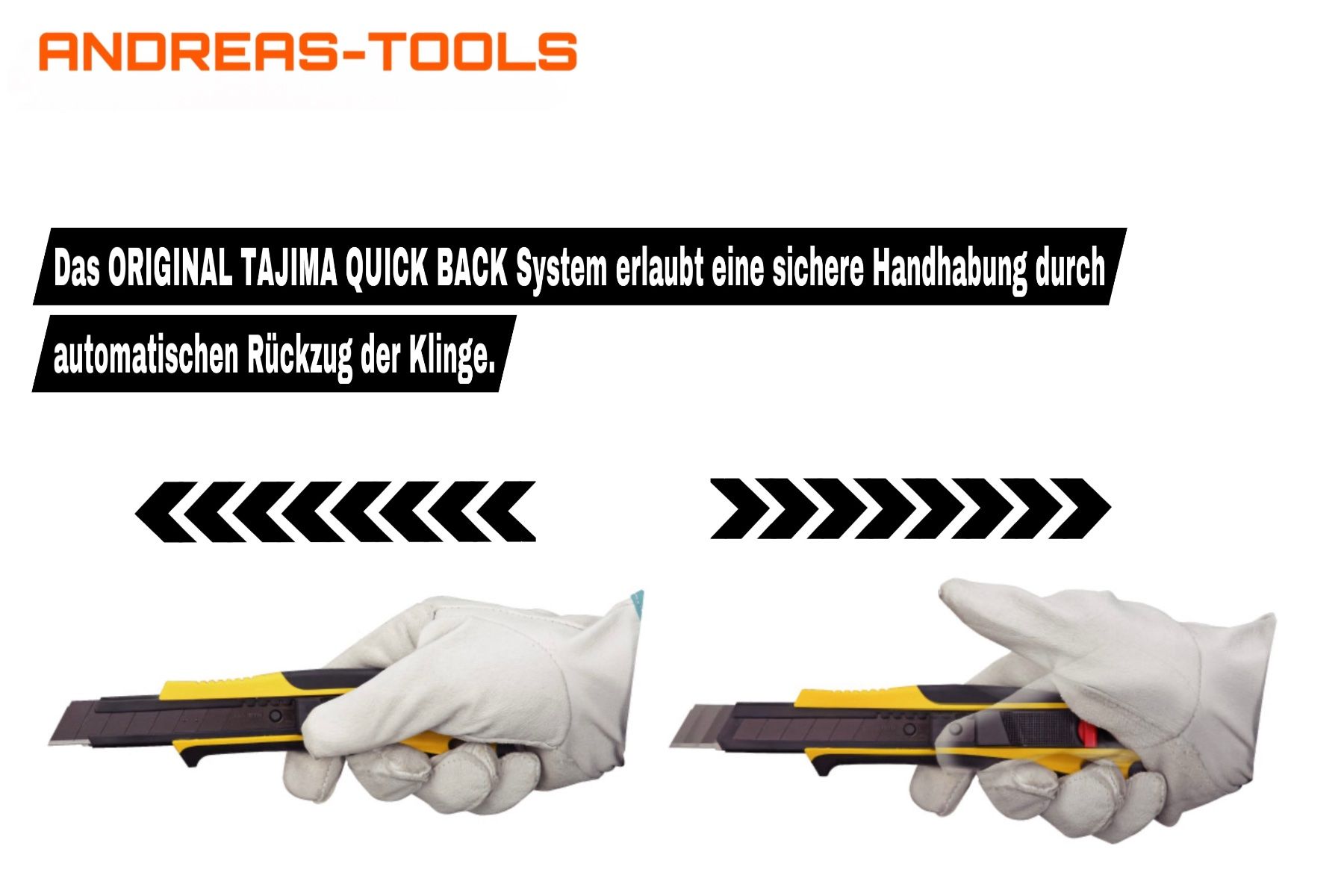 Tajima Cuttermesser Quick Back 10 Carbonstahl Klingen scharf (Neu und ...