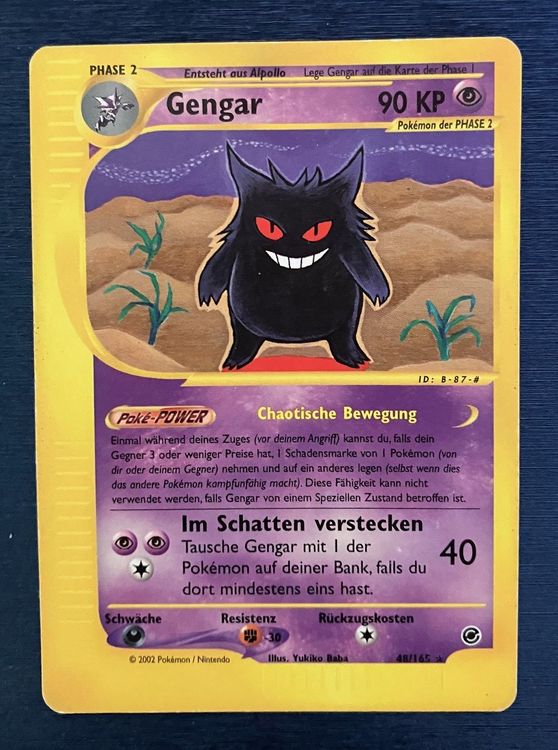 Pokémon, Gengar 48/165, Expedition | Kaufen auf Ricardo
