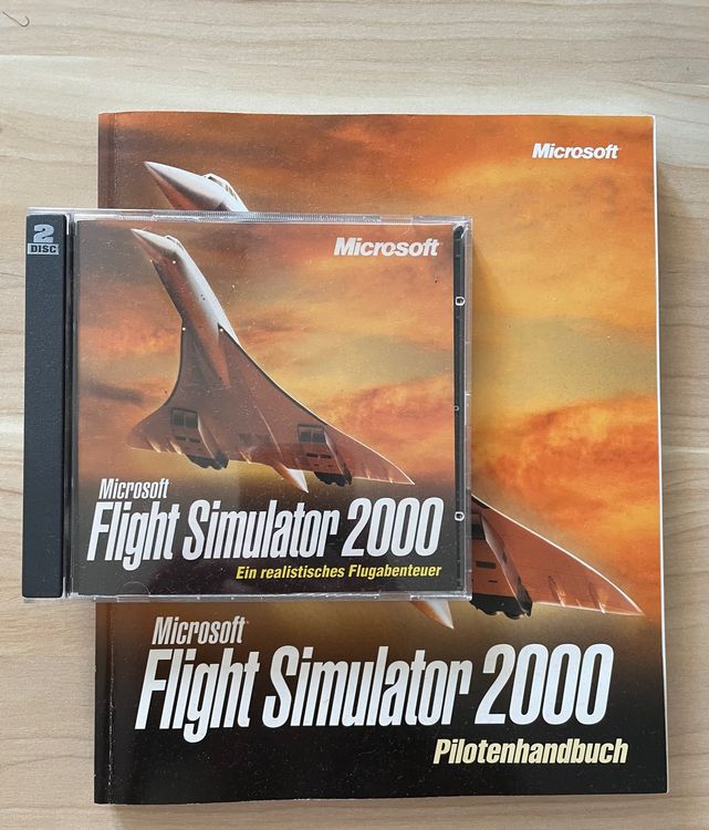 Microsoft Flight Simulator 2000,2Disc + mit Pilotenhandbuch | Kaufen ...