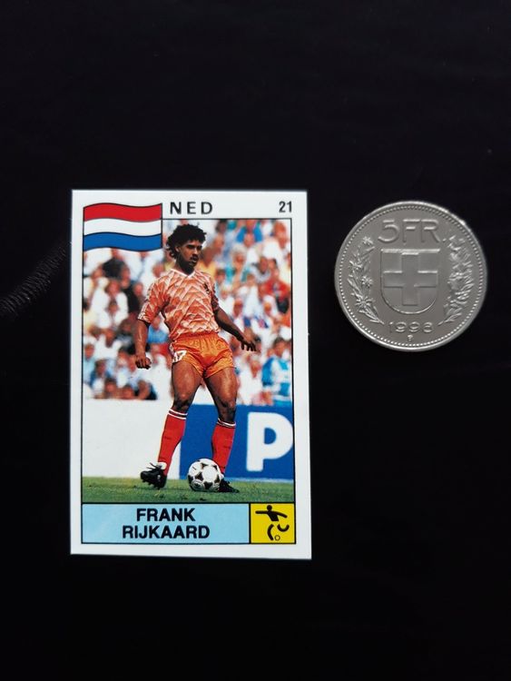 Sticker/figurina vintage 2 in 1 F.Rijkaard + Ciro Ferrara (Gebraucht ...
