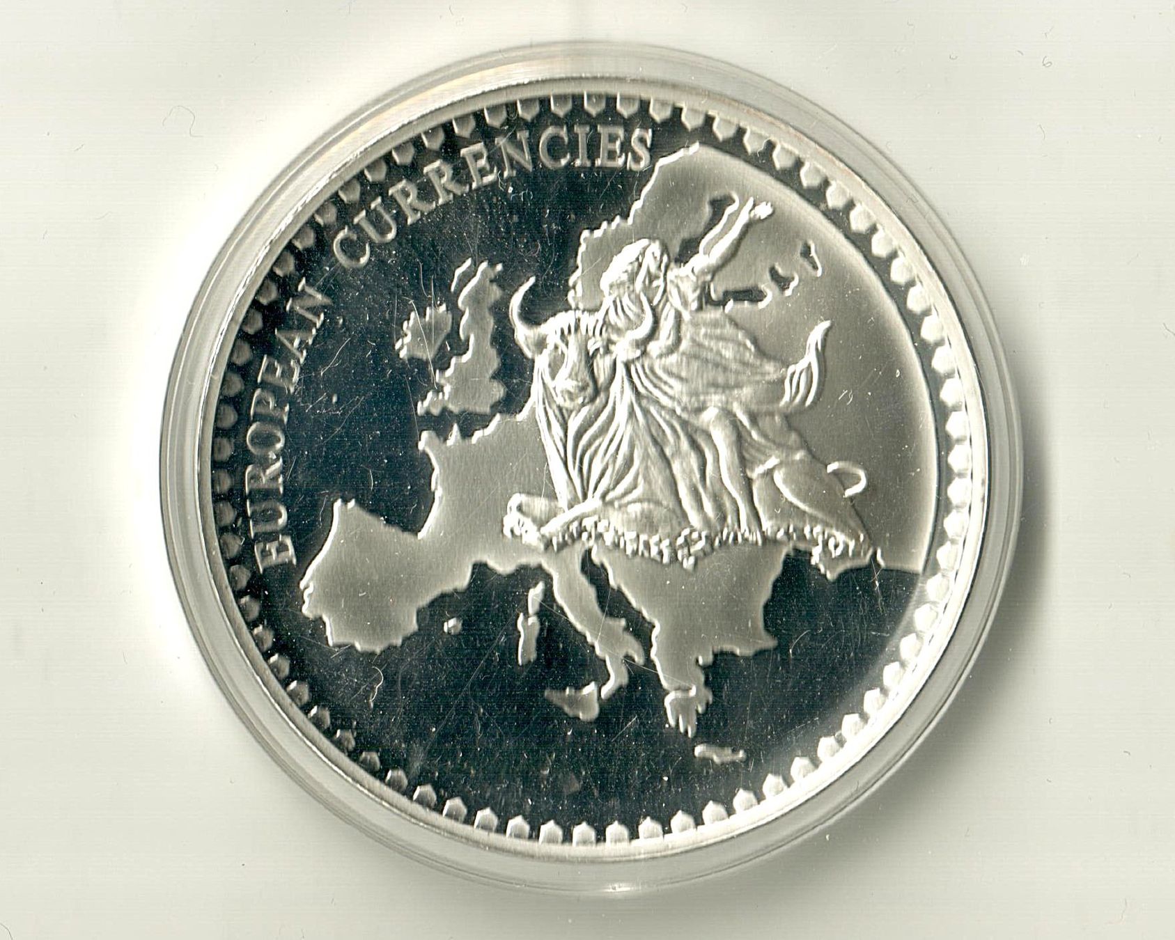 Medaille mit Silberfranken 1961 (vergoldet) - Kapellbrücke (Neu (gemäss Beschreibung)) in ...