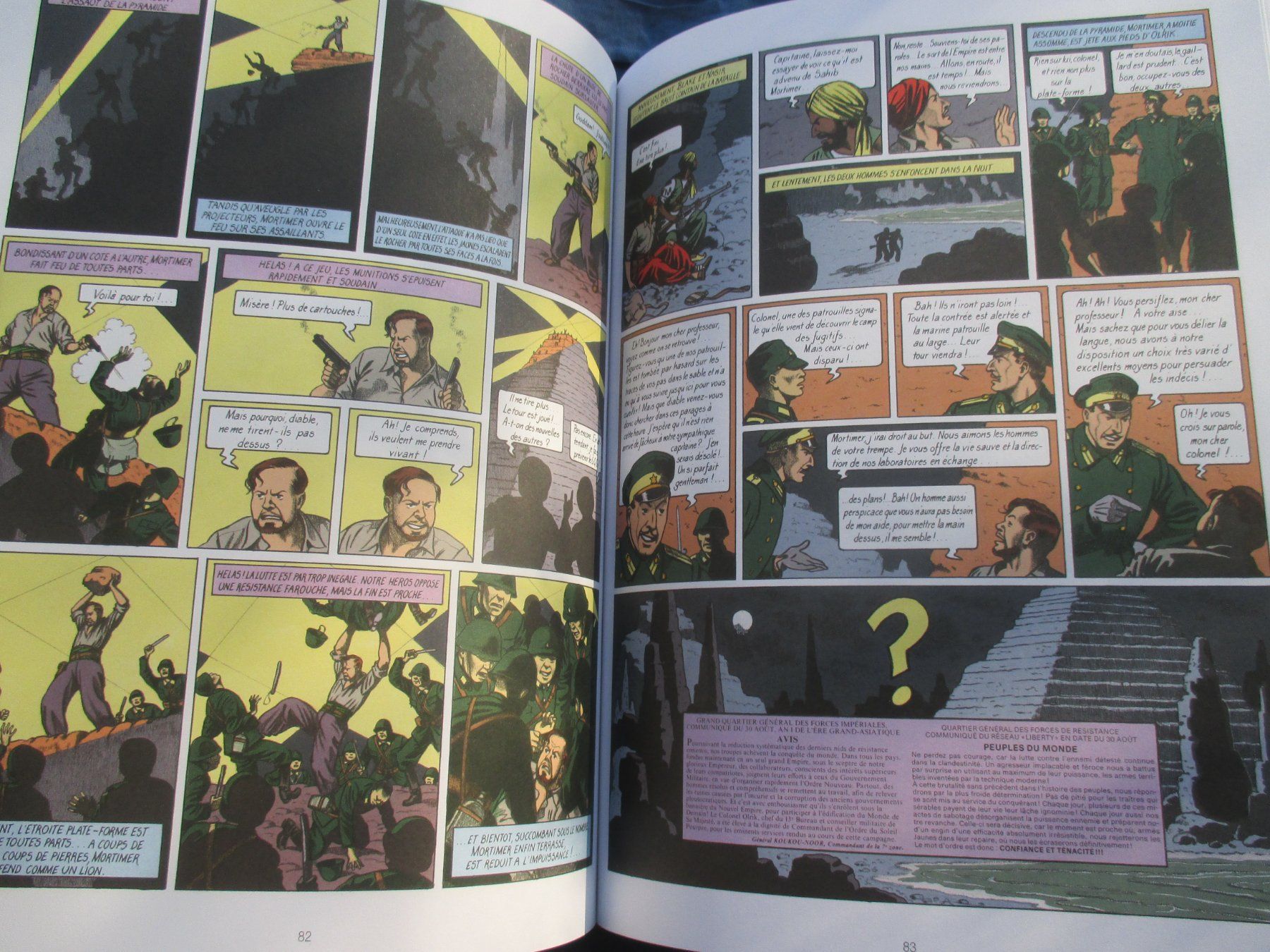 lot de 2 intégrale Blake et Mortimer : Myst. Pyr + Secr Espa (Neuf ...