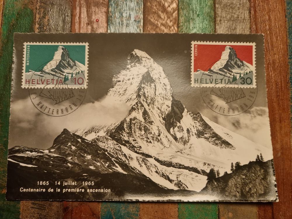 1965 Maximumkarte Erstbesteigung Matterhorn (Gebraucht) in Arni AG für CHF 5 – mit Lieferung auf ...
