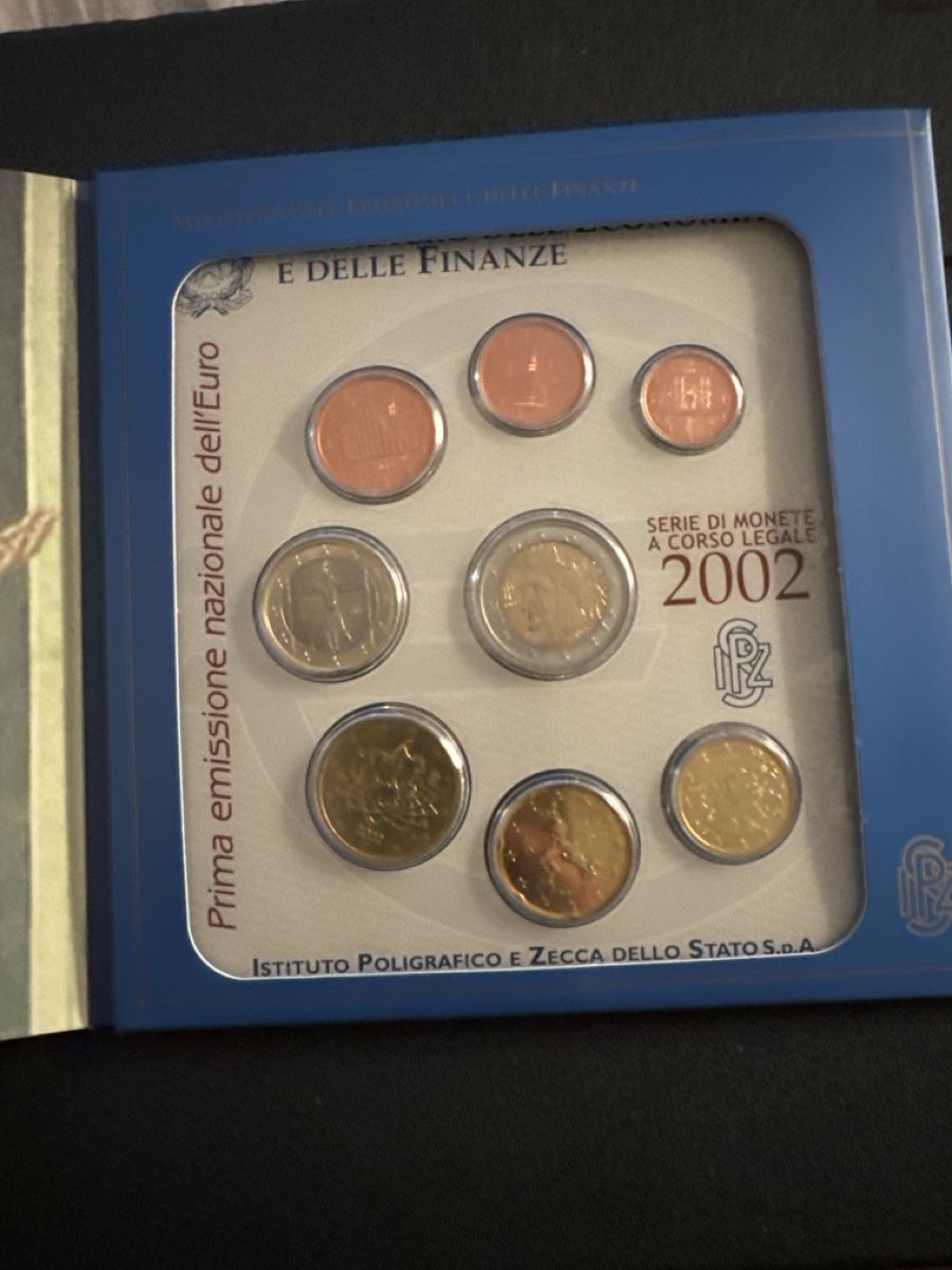 Euro Coin Set 2002 Italien (Neu und originalverpackt) in Kaltbrunn für ...