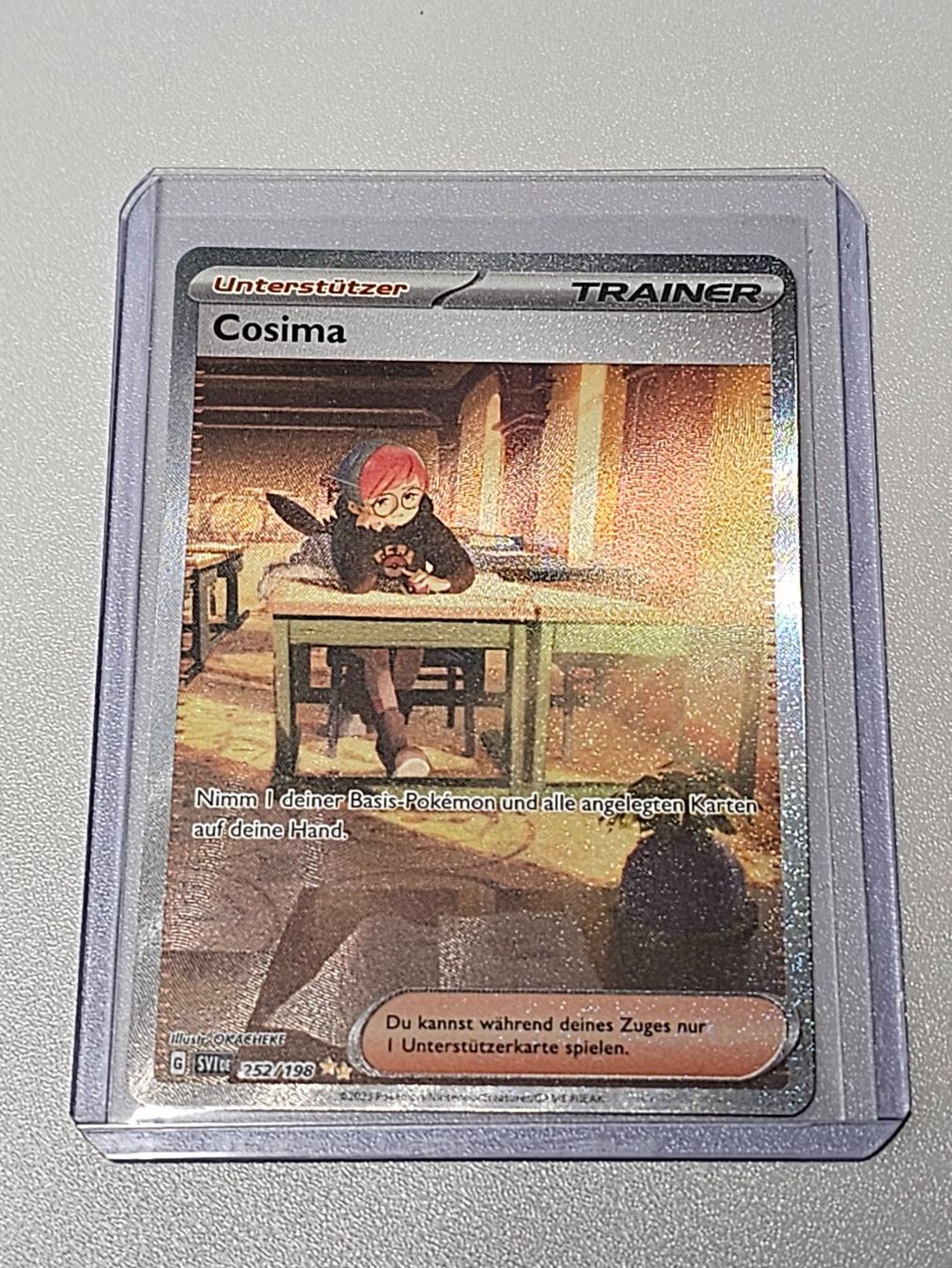 Pokemon Karte, Cosima 252/198-DE, Karmesin und Purpur (Gebraucht) in ...