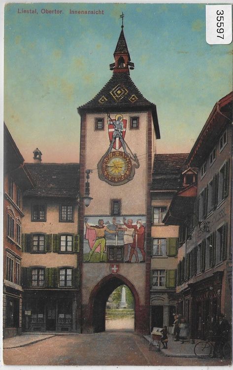 Liestal - Obertor, Innenansicht - Litho (Gebraucht) in Ettingen für CHF 4 – mit Lieferung auf ...