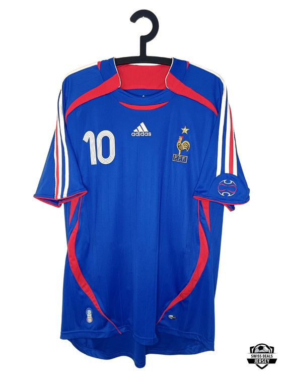 ZIDANE #10 Original France 2006-07 Home Trikot Adidas (Gebraucht) in St ...