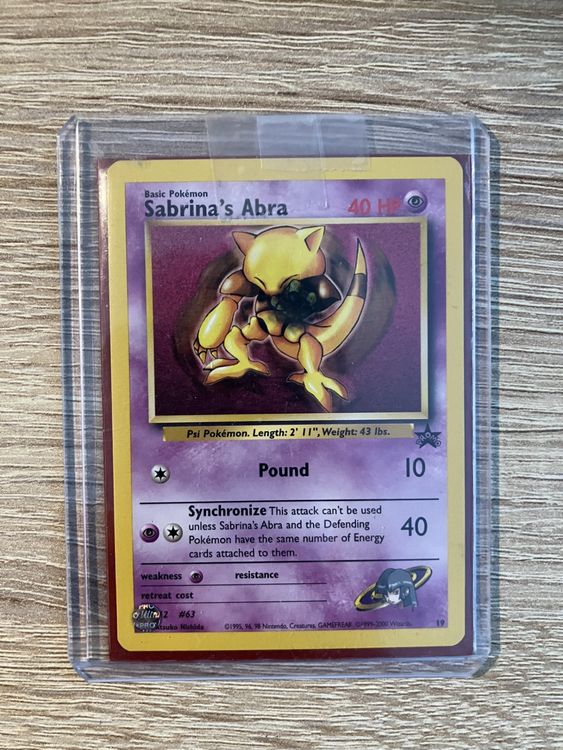 Sabrina's Abra (WP 19) - Promo Black Star - EN - Wizard (Gebraucht) in ...