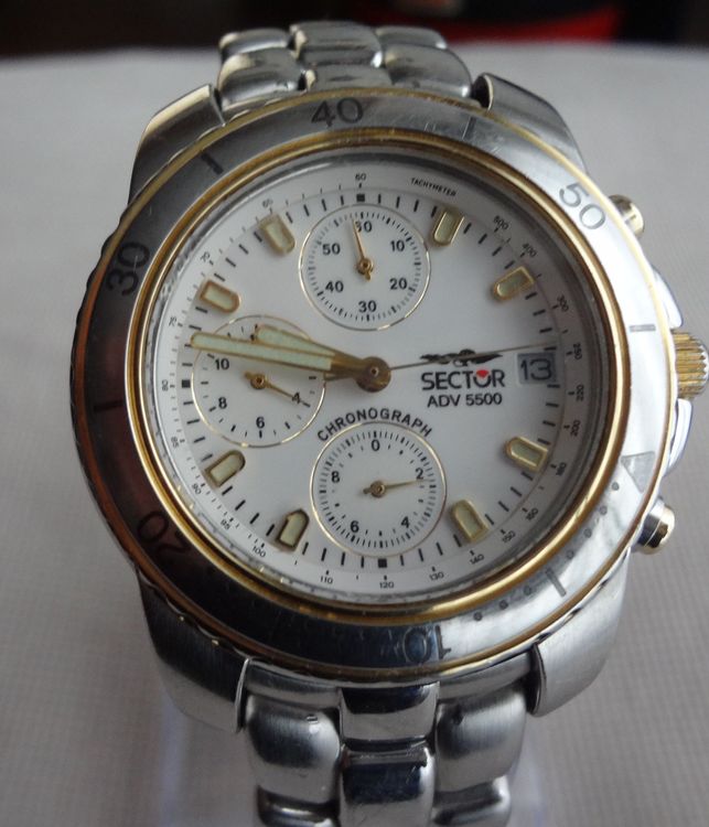 Sector ADV 5500 Herren Chronograph Quarz in Edelstahl (Gebraucht) in ...