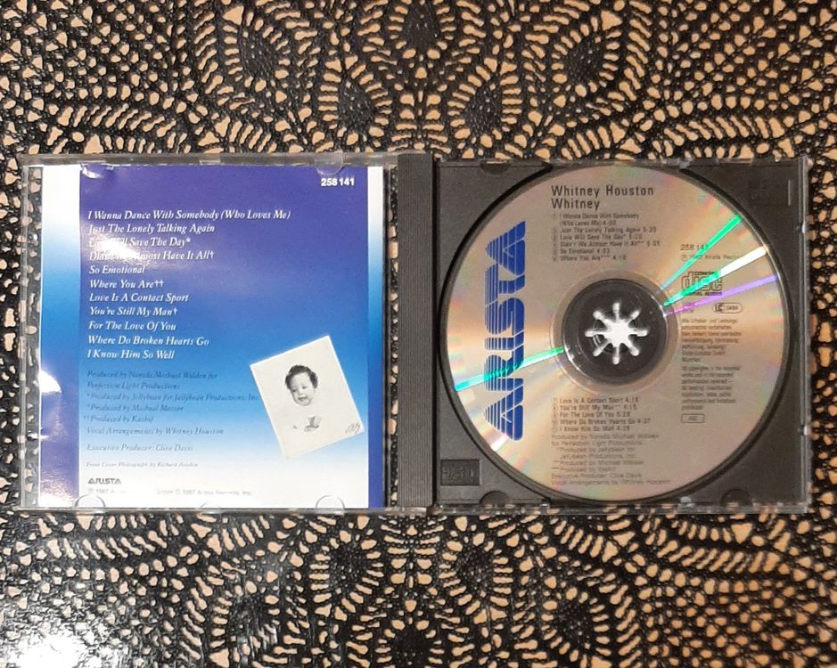 Whitney Houston - Whitney, USA Pop CD Album 1987 (Gebraucht) in ...