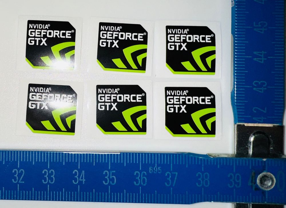 NVIDIA GeForce GTX AUFKLEBER ¦ STICKER (Neu (gemäss Beschreibung)) in ...