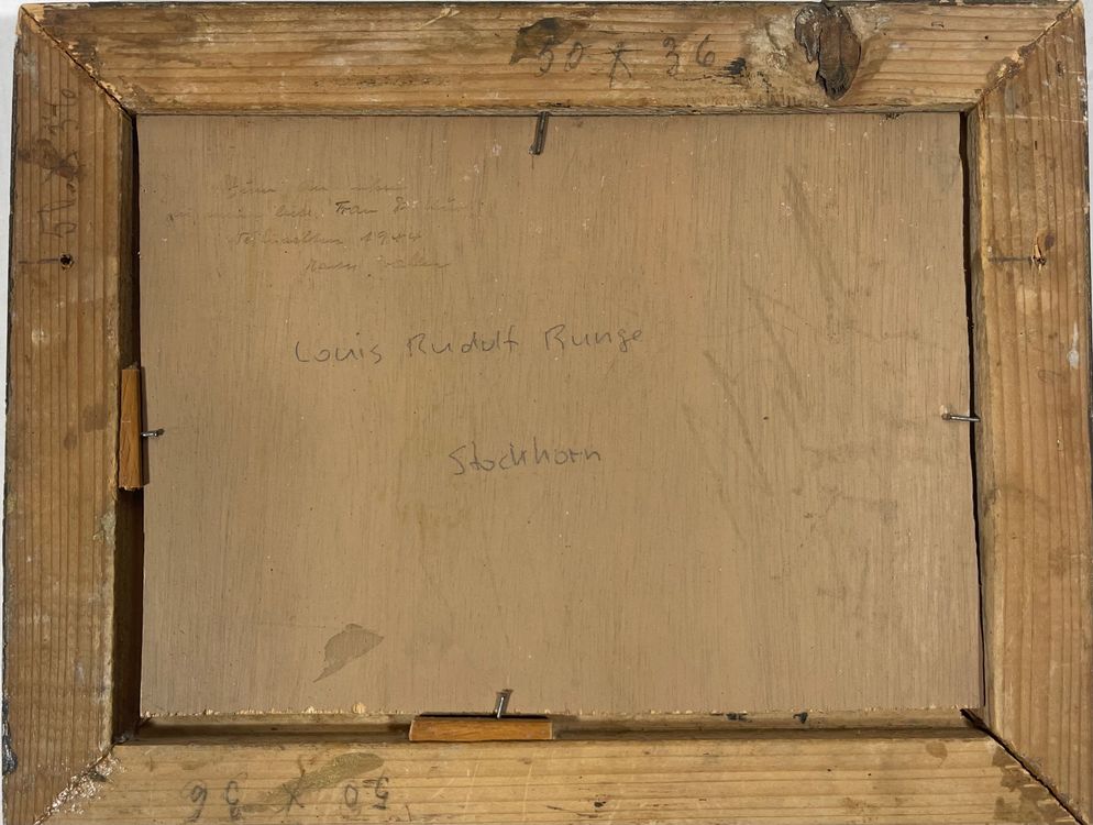 Louis Rudolff RUNGE(1882-1955) Gemälde (Gebraucht) in Root für CHF 65 ...