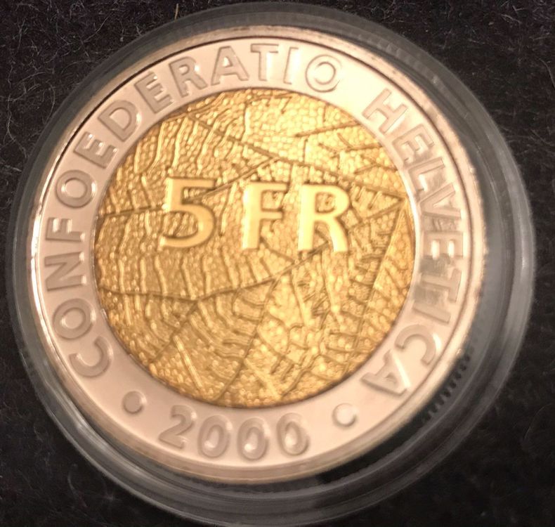 Fr. 5.00 150 J. Schweizer Franken 2000 | Kaufen auf Ricardo