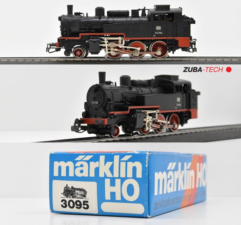 Märklin 3095 Dampflok BR 74 DB H0 WS Analog mit OVP (Gebraucht) in St. Gallen für CHF 29 – mit ...