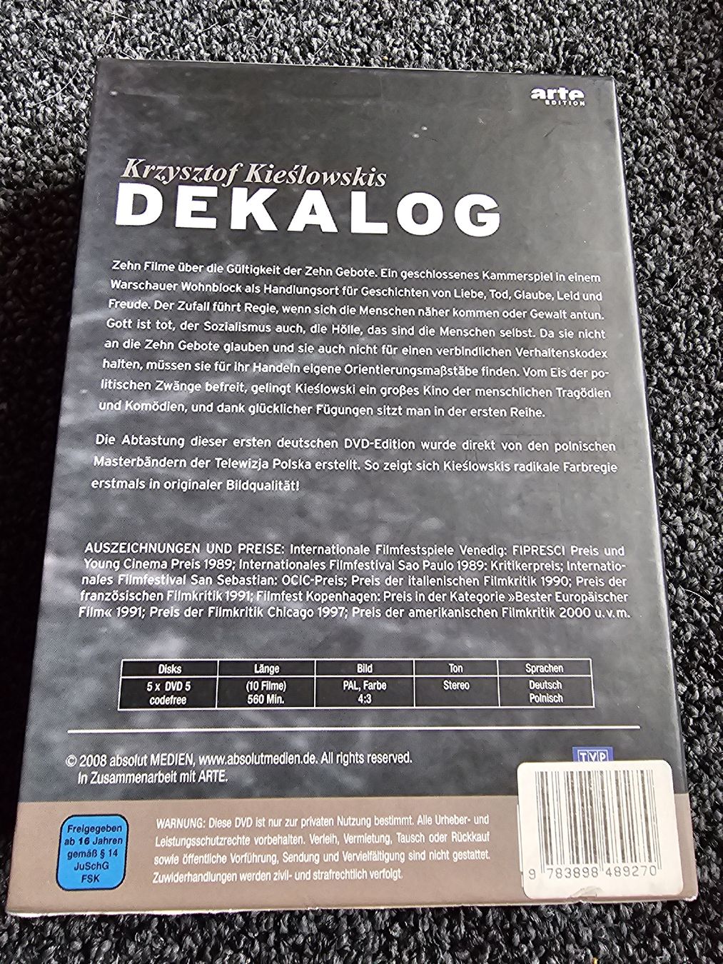 Krzysztof Kieslowski Dekalog DVD Box (Gebraucht) in Ruswil für CHF 8 ...