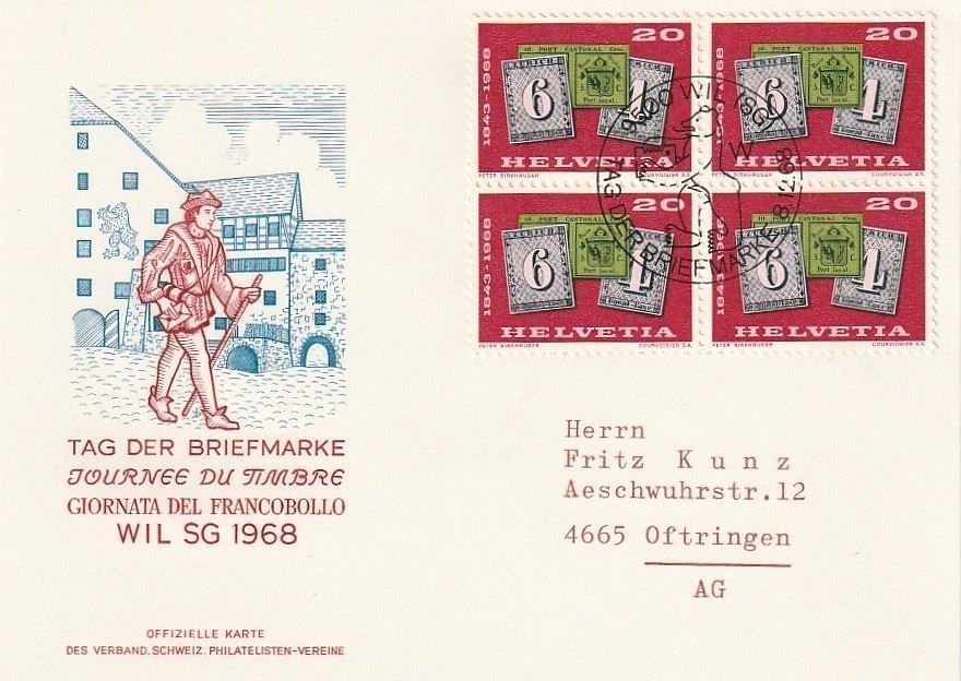 Tag der Briefmarke 1968, Wil (Gebraucht) in Aarburg für CHF 1 – mit Lieferung auf Ricardo kaufen