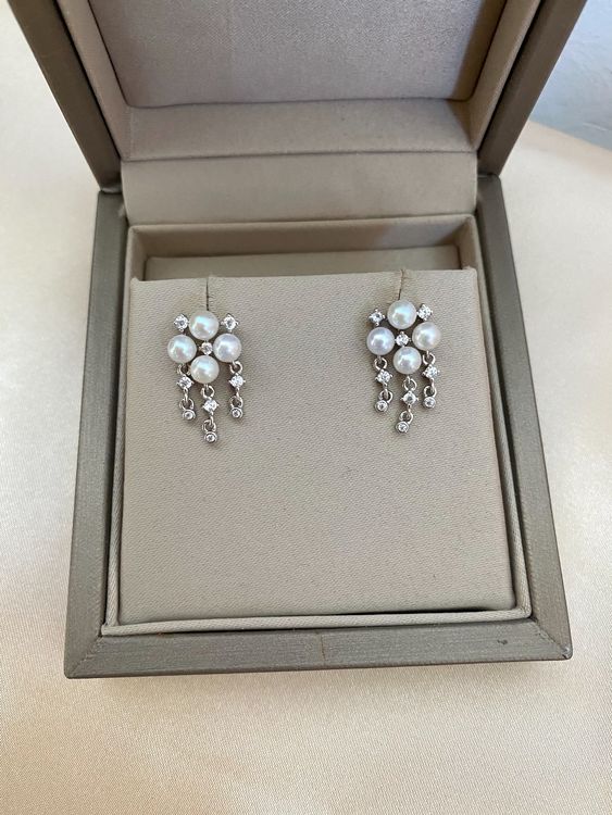 Perlen Ohrringe/Süsswasserperlen echte (Neu und originalverpackt) in Sarnen für CHF 50 – mit ...