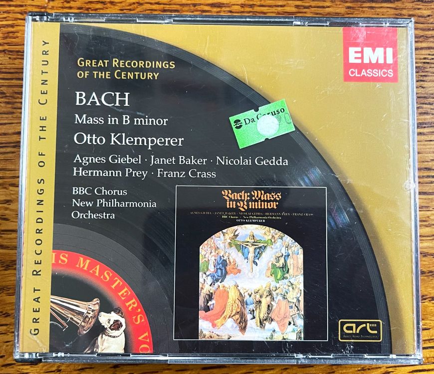 2CD BOX - BACH: Mass in B minor CD | Kaufen auf Ricardo
