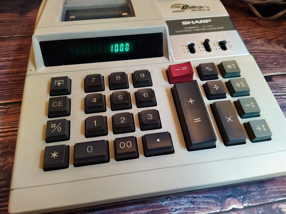 Tischrechner SHARP Compet CS-1183 (Gebraucht) in Oberdorf für CHF 32 ...