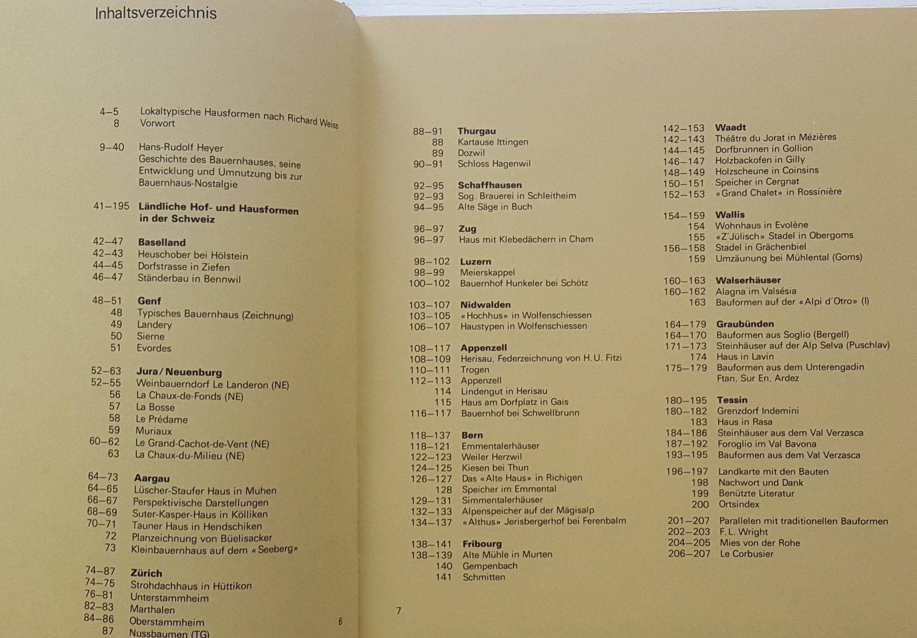 GROSSBAND: Das Bauernhaus der Schweiz, von W. Blaser (1983) (Gebraucht ...