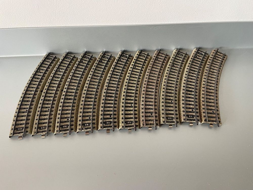 Märklin gebogene Schienen - 10x | Kaufen auf Ricardo