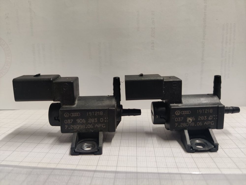 2x Originale VW Druckwandler/ Umschaltventiel 037 906 283D (Gebraucht ...