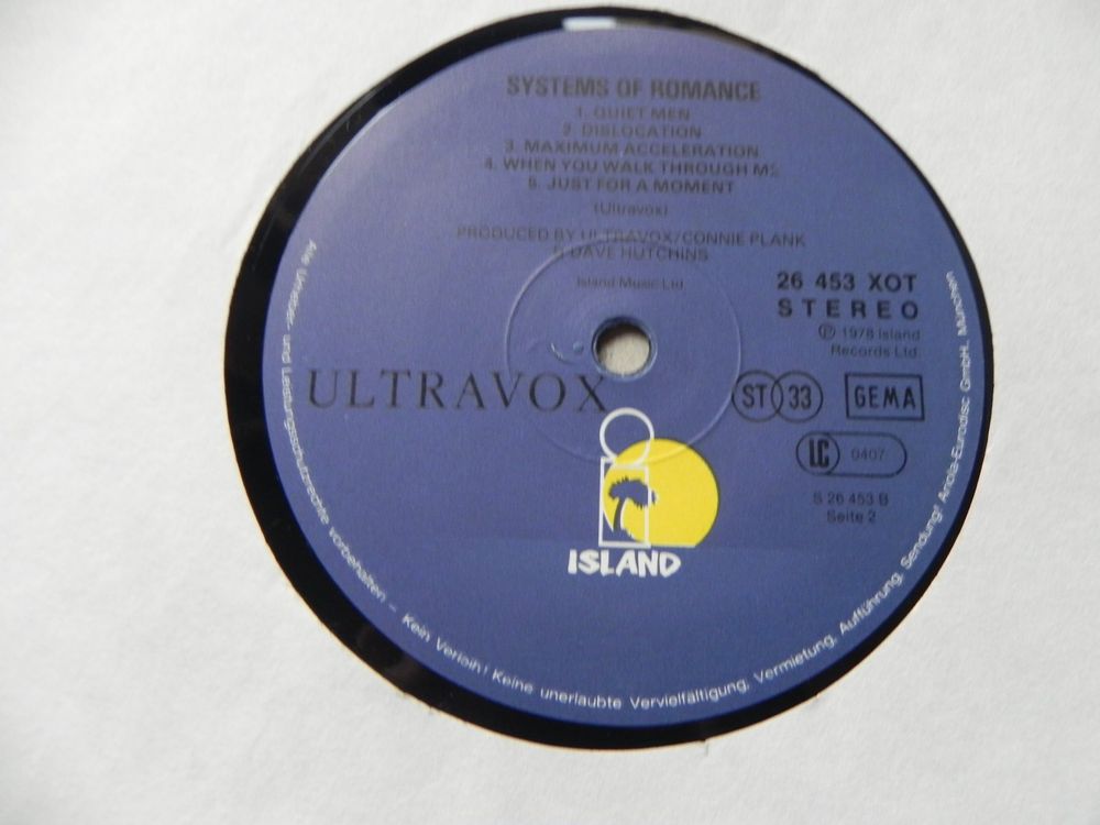 LP brit. New Wave Synth - Pop Band Ultravox 1978 System of.. | Kaufen ...