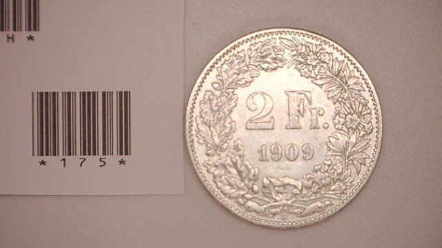 2 Franken 1909 CH Silber sehr schön | Kaufen auf Ricardo