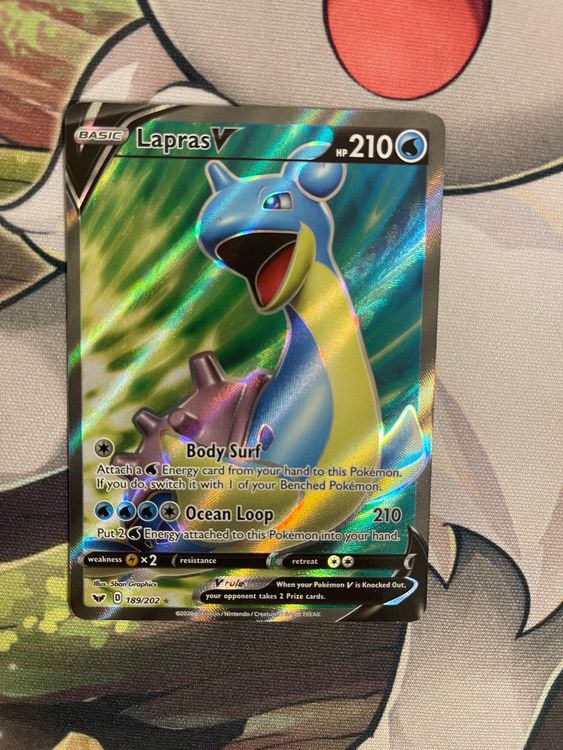 Pokemon karte lapras v full art (Gebraucht) in Breitenbach für CHF 6 ...