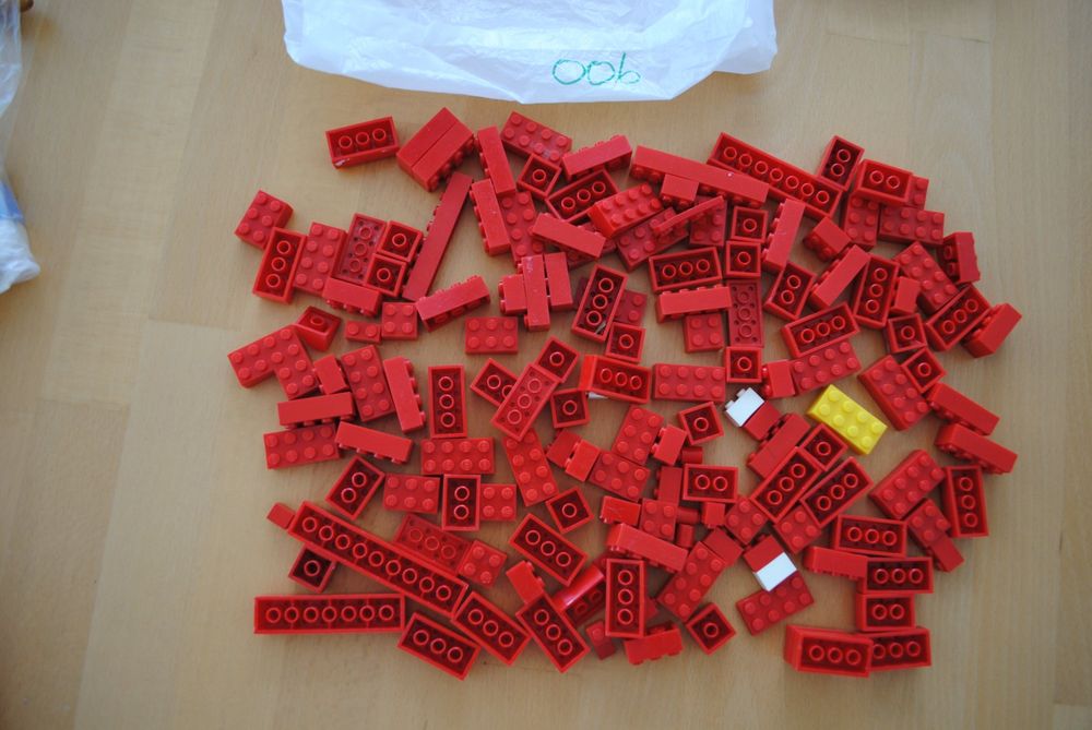 Lego - rote Legosteine eher schon älter /006 | Kaufen auf Ricardo
