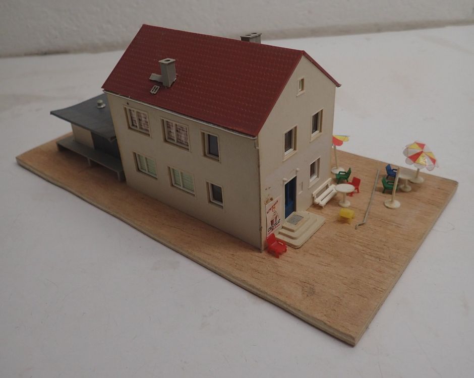 H0 - Bâtiment / Gebäude CAFE DU LOIR / Maison de la Presse (Gebraucht ...