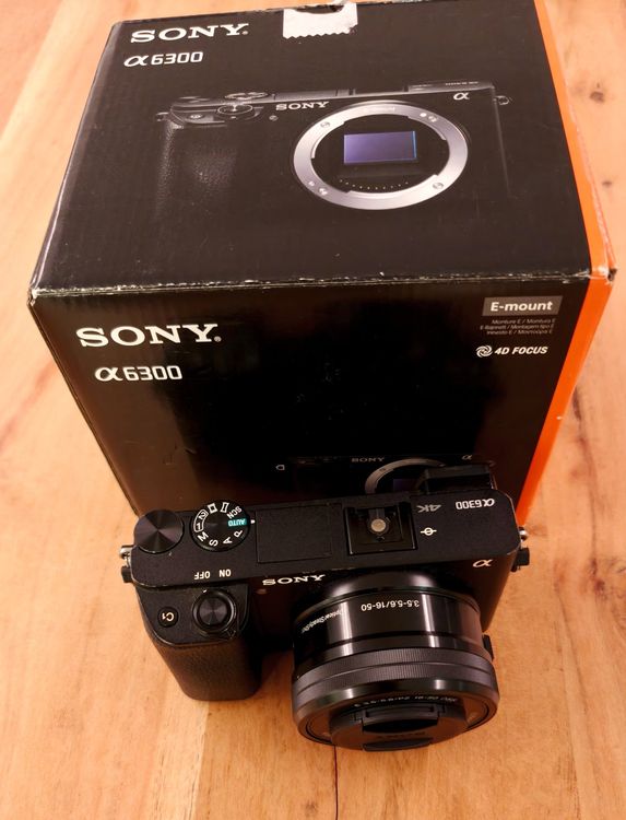 Sony Alpha 6300 mit 16-50mm Objektiv, 128GB 4 Akkus (Gebraucht) in Mels ...