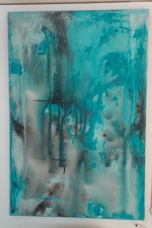 Bild "Meeresträume"Unikat von mir selbstgemalt 54×80 (Neu (gemäss Beschreibung)) in Riehen für ...