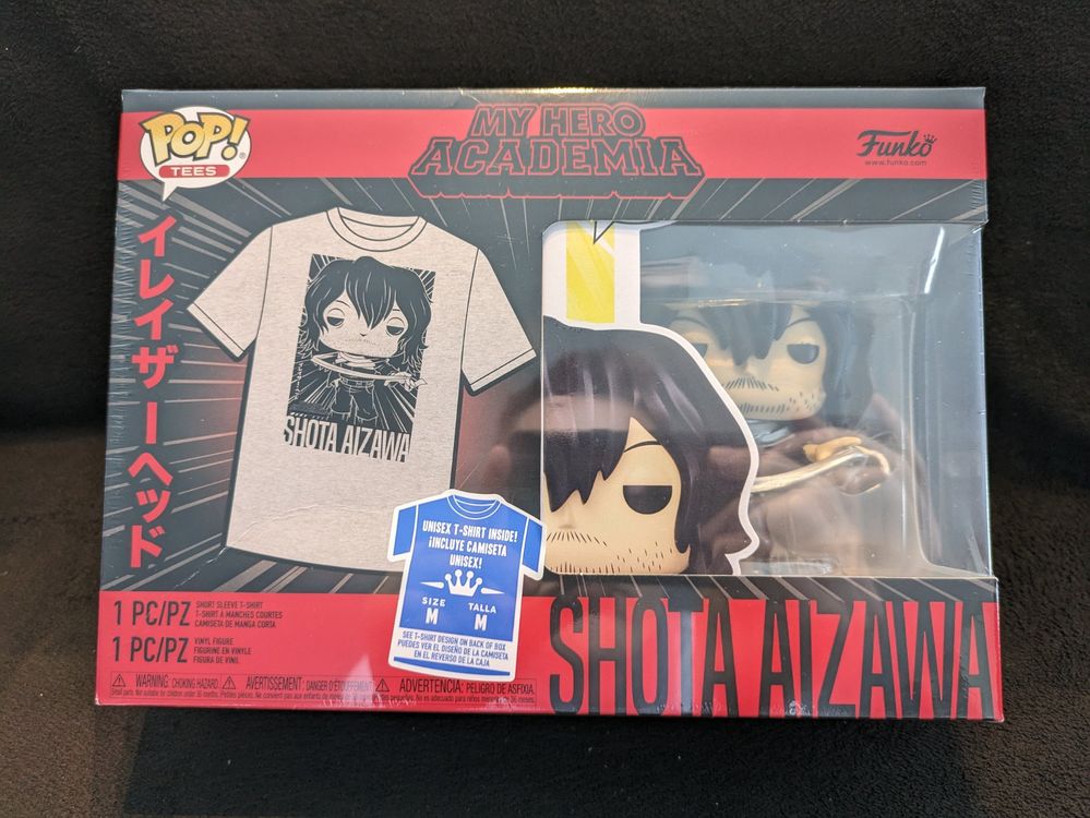 Funko Pop! Hero Academia Shoto Aizawa Pop & Shirt Size M (Neu und ...