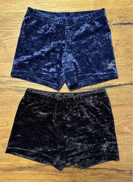 ff FISCHER Mädchen Gymnastik Turn Shorts aus Samt, Gr. 140 (Gebraucht ...