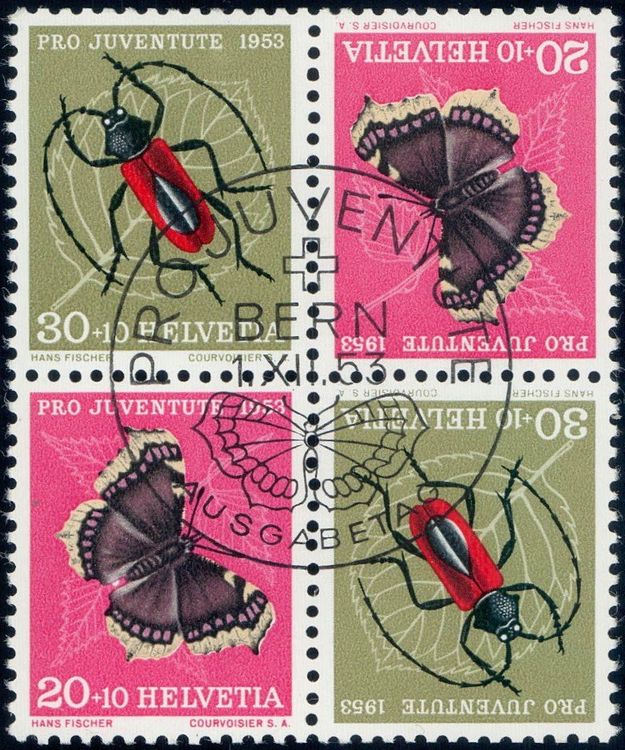 Pro Juventute 1953, Herzstück Z41/I, ET, 280.- | Kaufen auf Ricardo