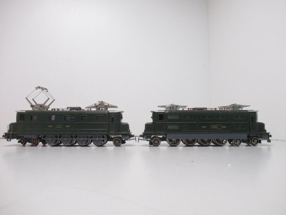 2 x HAG 140 E-Loks Ae 4/7 der SBB AC/WS Analog H0 CFF FFS (Gebraucht ...
