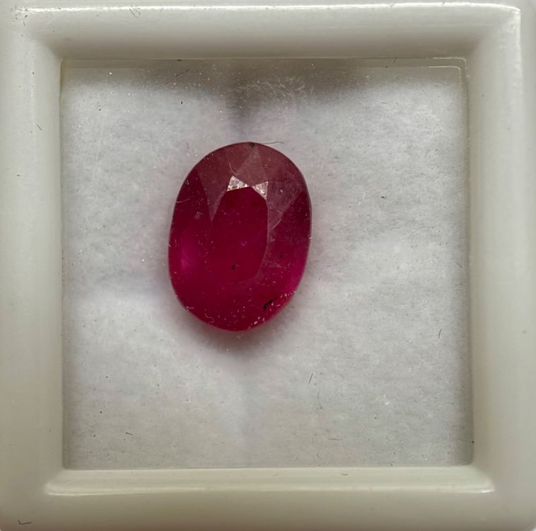 🛎️ Ab 1 Fr. - Wunderschöner Rubin Edelstein 4.8 ct 💎 (Neu (gemäss ...