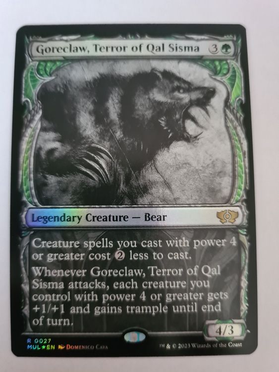 Goreclaw, Terror of Qal Sisma, FOIL, MUL-0027 (Neu (gemäss Beschreibung ...