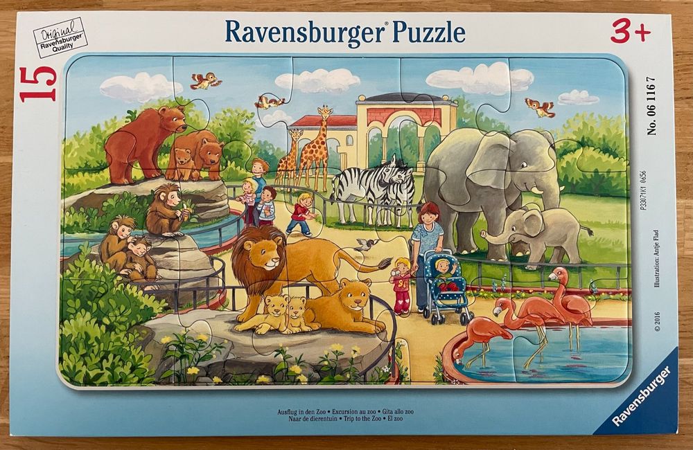 Ravensburger Puzzle Zoo 15 Teile 3+ (Gebraucht) in Winterthur für CHF 4 ...