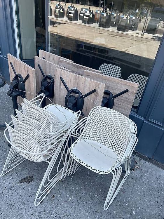 Chaises Terrasse Restaurant Occasion