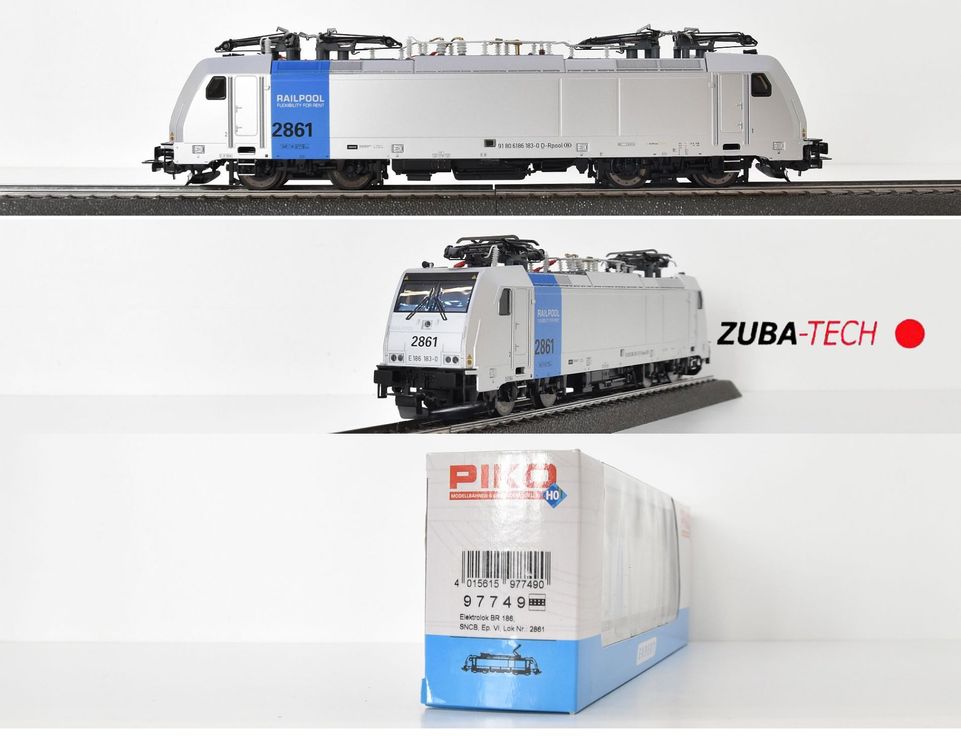 Piko 97749 E-Lok BR 186 Railpool H0 GS Digital mit OVP | Kaufen auf Ricardo
