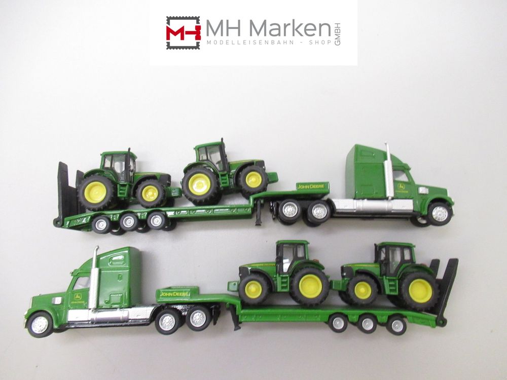 Siku 1837 2x John-Deere Traktor Transporter o. OVP 1:87 (Gebraucht) in ...