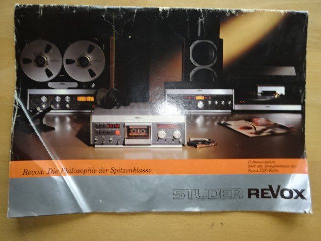 STUDER REVOX Katalog + Technische Merkmale + Daten 1981/1982 (Gebraucht) in Walde AG für CHF 6 ...
