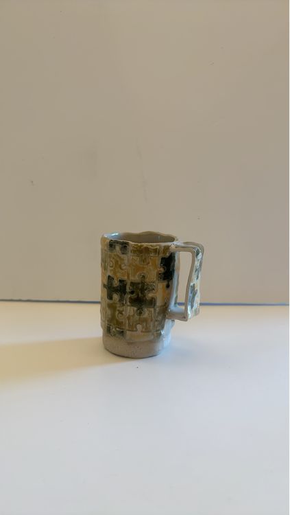 Unique Ceramic Mug with Handle - Puzzle Piece Design (Gebraucht) in ...