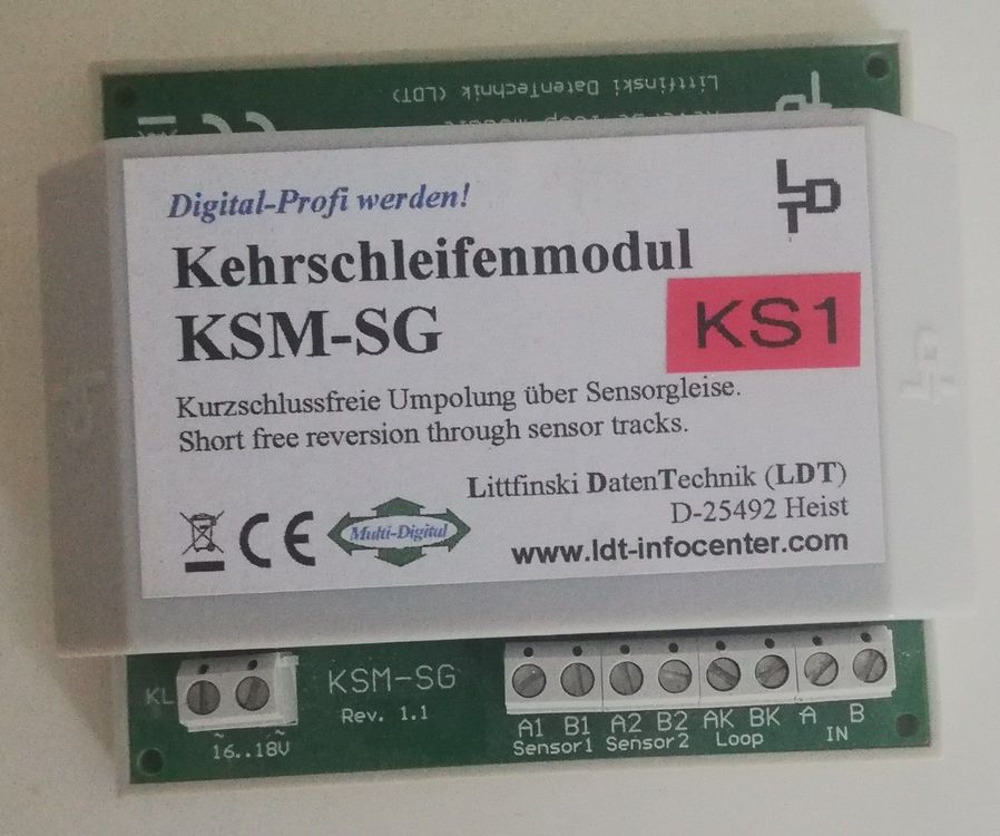 Kehrschleifenmodul Eisenbahn KSM-SG Littfinski LDT | Kaufen auf Ricardo