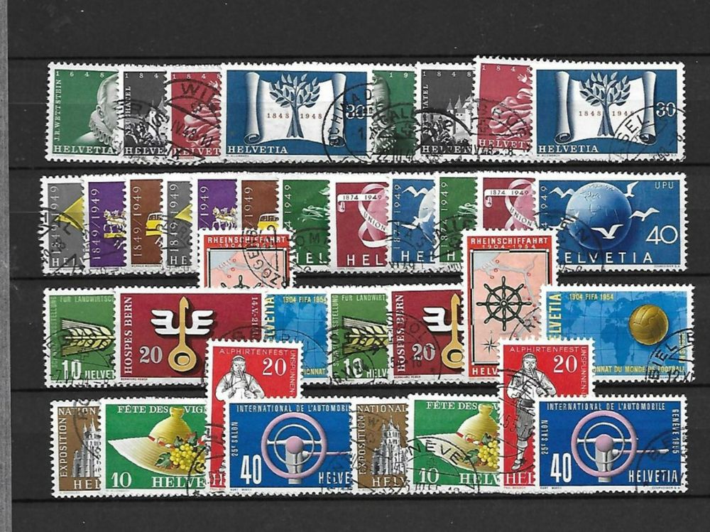 Freim. gest. Restlot 1948 - 1955 Kat: CHF 86.- | Kaufen auf Ricardo