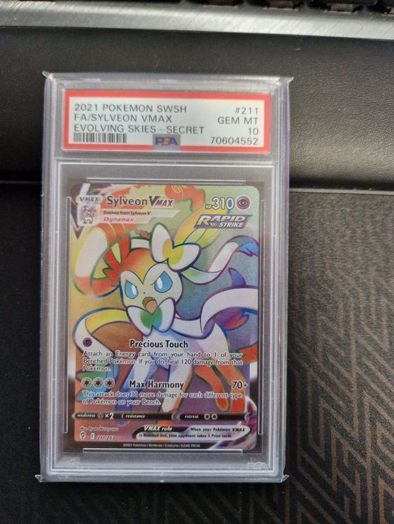 Sylveon VMAX Rainbow PSA 10 | Kaufen auf Ricardo
