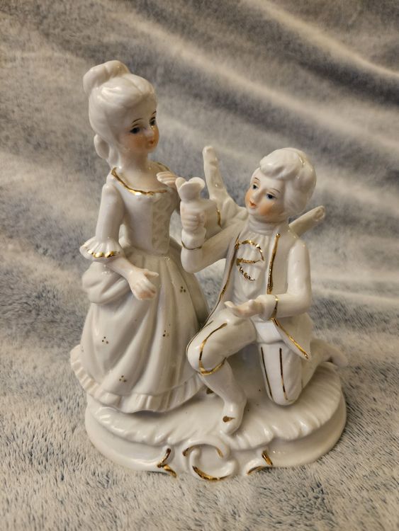 Porzellan Figur Barock Paar ca. 14 cm hoch | Kaufen auf Ricardo
