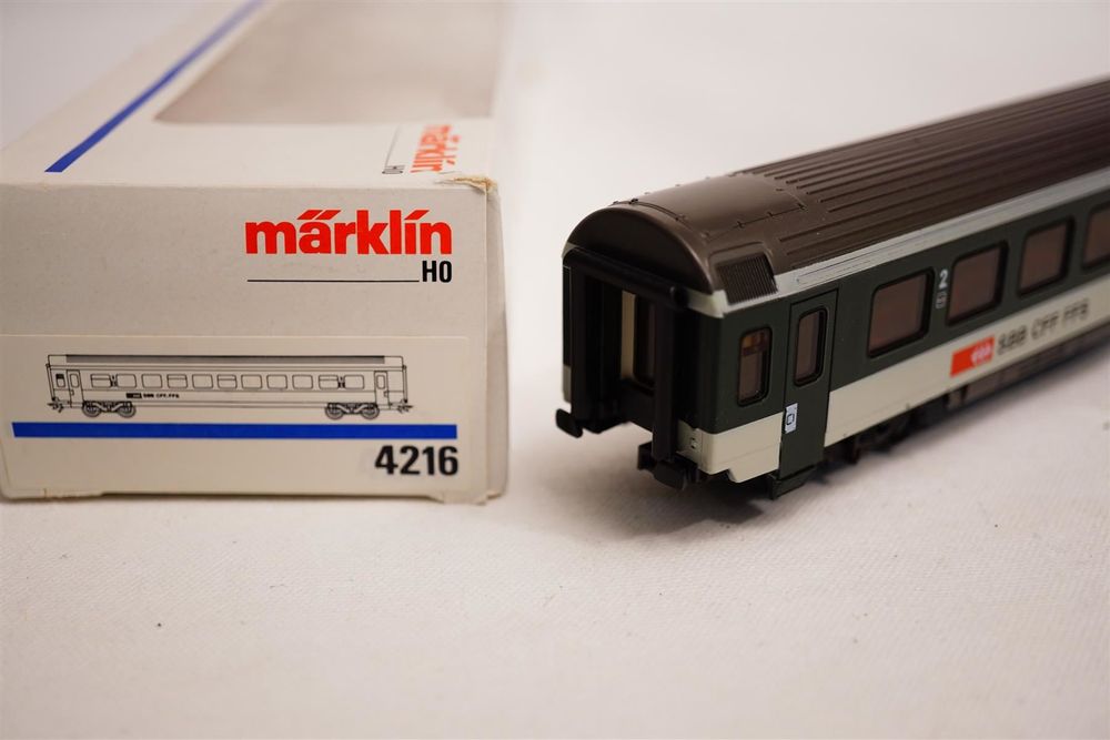3s Märklin 4216 SBB EW IV 2. Kl gr/cr 2) | Kaufen auf Ricardo